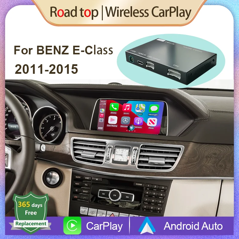 Wireless Apple Carplay Android Auto For Mercedes Benz E-class W212 E Coupe C207 2011-2015, With ...