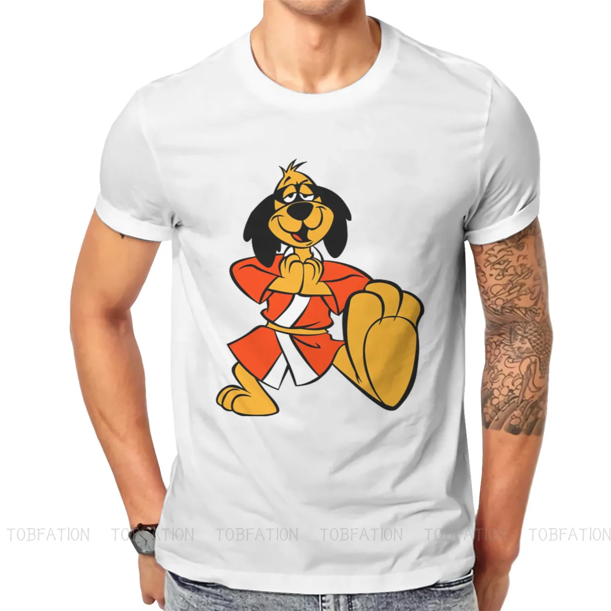 Karate-Dog-Harajuku-TShirt-Hong-Kong-Phooey-Penry-Anime-Creative ...