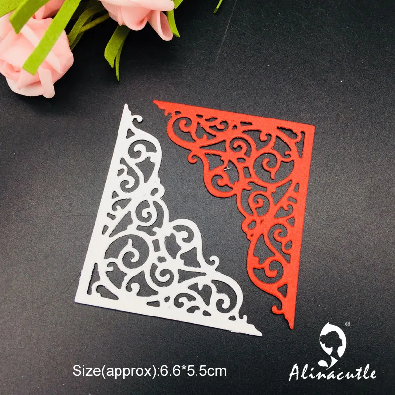 Corner Frame Metal Cutting Dies Stencil-Scrapbooking Paper DIY-Crafts ...