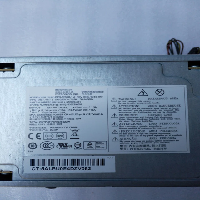 Original PSU For HP Workstations Z200 320W Switching Power Supply DPS ...