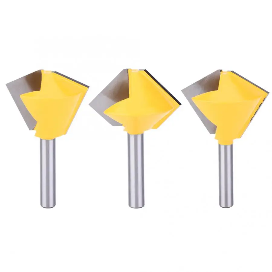 1Pcs 6/8/12 Sides Polygon Bird Mouth Router Bit 8mm Shank Woodworking ...