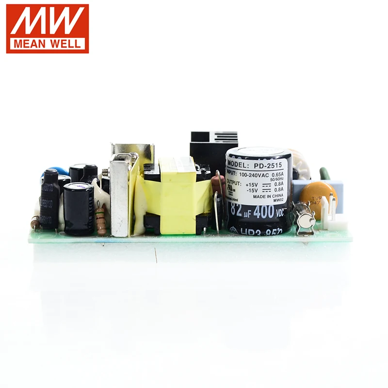 MEAN WELL PD-2515 24W 15V -15V Dual Output Switching Power Supply 110V ...