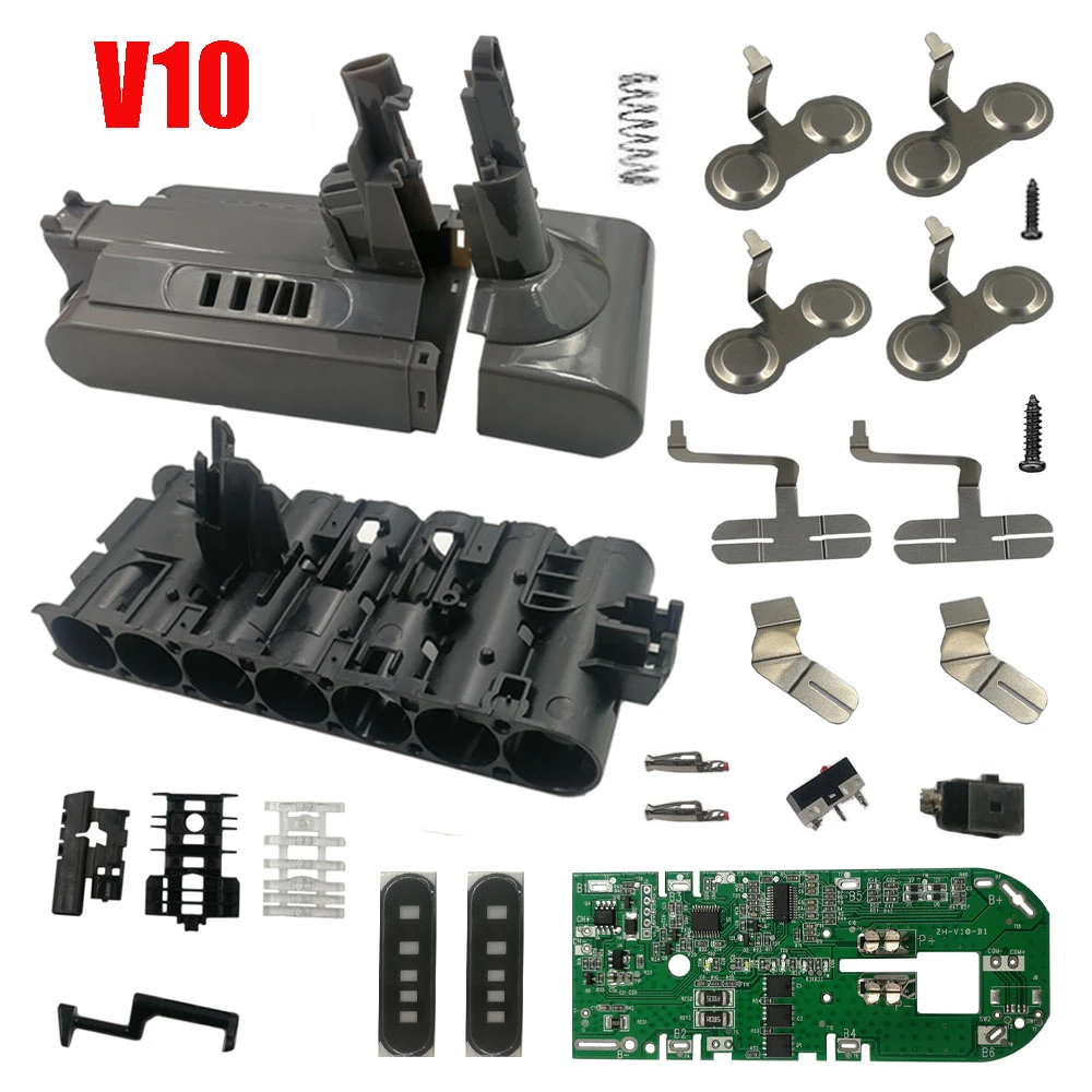 V10 Li ion Battery Plastic Case Charging Protection Circuit Board PCB ...