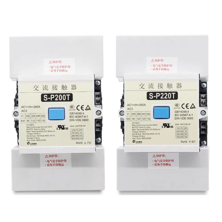 original 24V 110V 220V 380V S P200T AC contactor 200A telemechanic ...