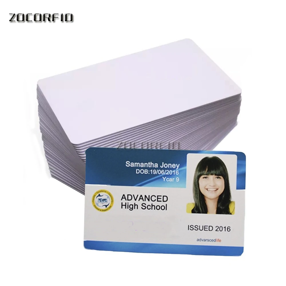 Printable Access Control Cards 8-Pack Blank PVC ID Cards - Printable IC ...