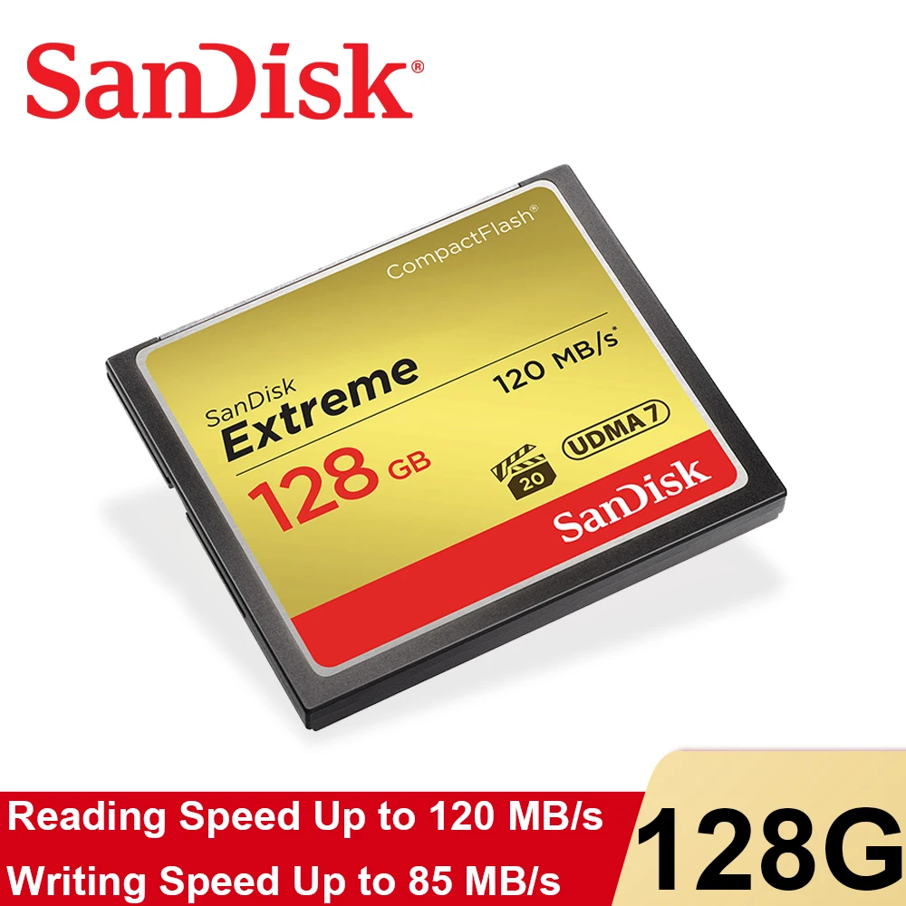 Sandisk-CompactFlash-32GB-64GB-128GB-Memory-Card-Extreme-CF-Card-120MB ...