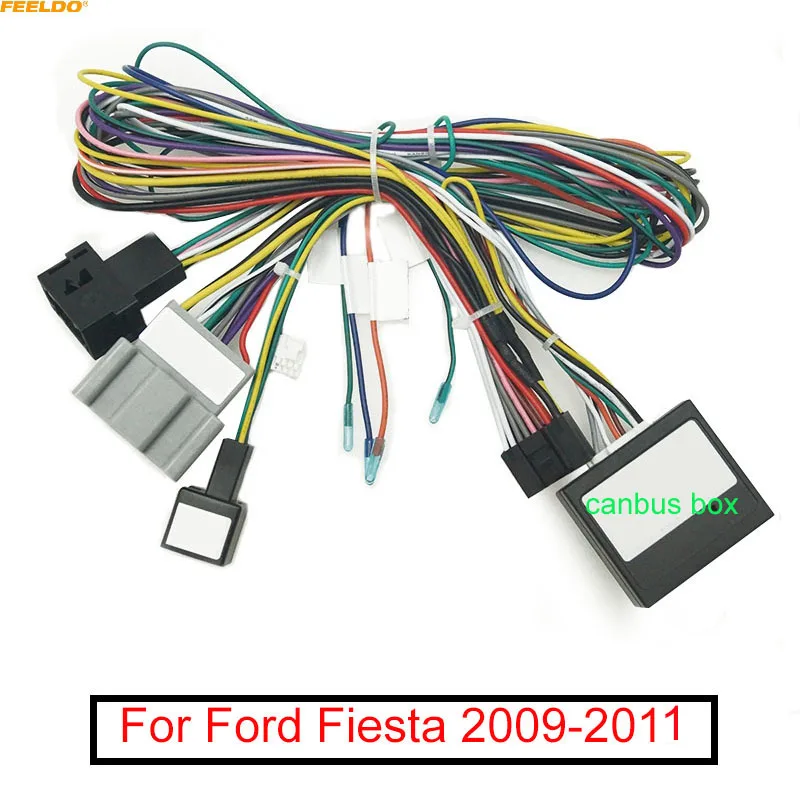Feeldo Car Audio Radio Dvd Android 16pin Power Cable Adapter With ...