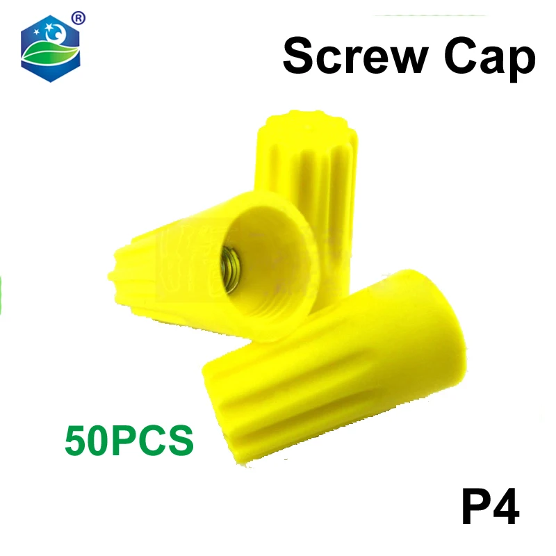 50pcs-set-P4-Yellow-Electrical-Wire-Twist-Connectors-Assorted-Wire ...