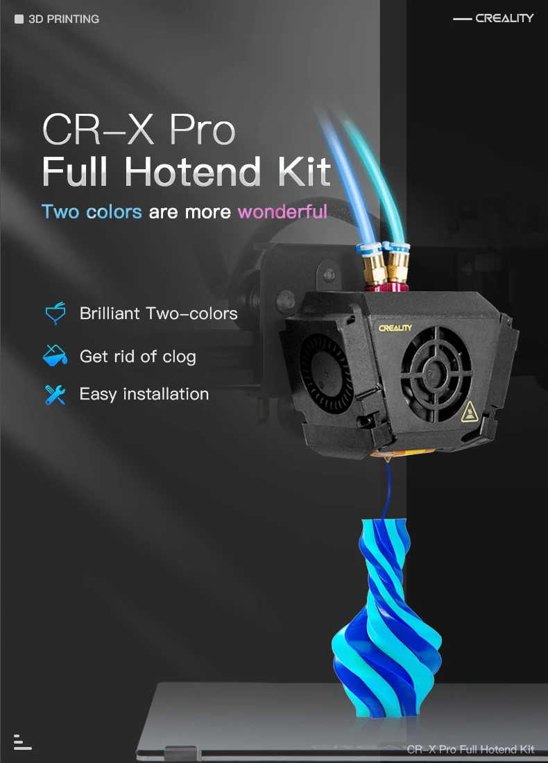 Creality CR-X Pro Full Assembled Hotend Kit – 3D Printer Spare Parts ...