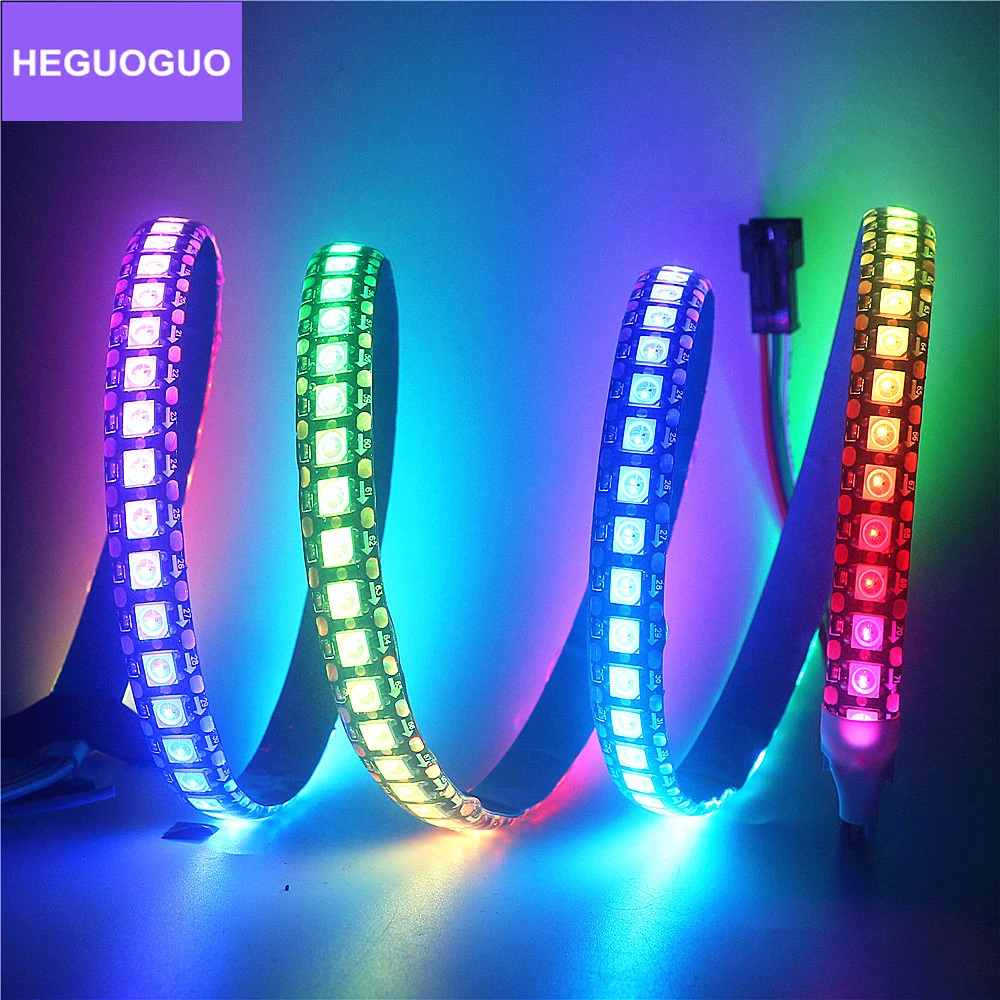 1m 2m 3m 4m 5m Ws2812b Ws2812 Led Strip,individually Addressable Smart ...