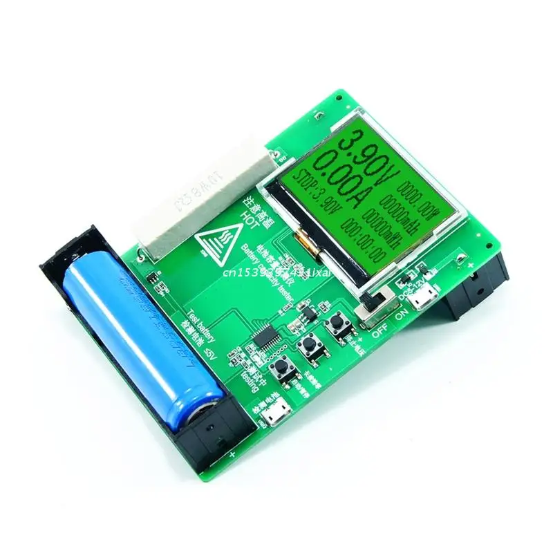 Battery Testers DC 5-12V Battery Capacity Tester MAh MWh for 18650 ...