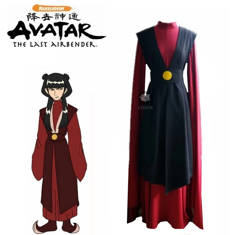 Anime Avatar The Last Airbender Mai Cosplay Costume Anime Custom Made ...