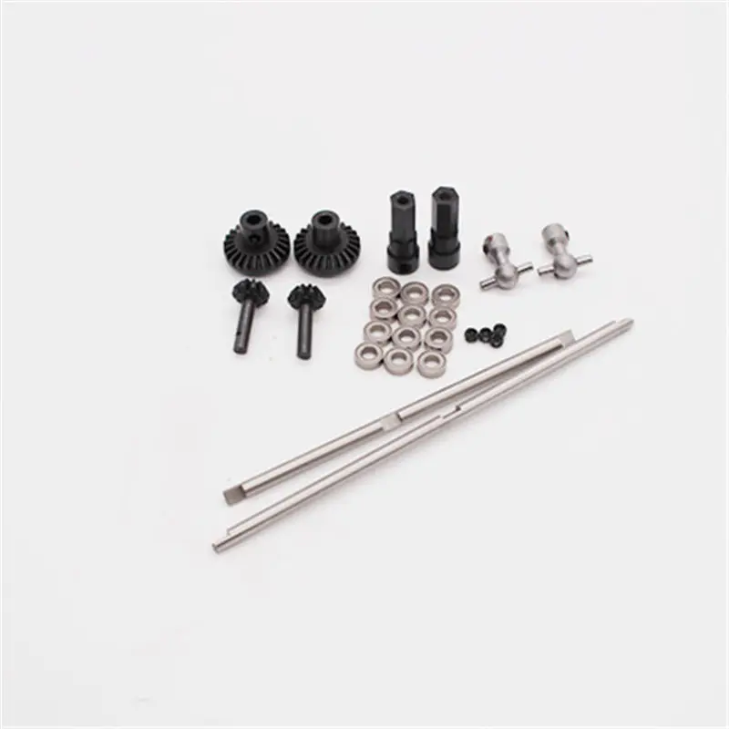 Обновленная металлическая зубчатая ось моста для WPL B1 B-1 B14 B-14 ...