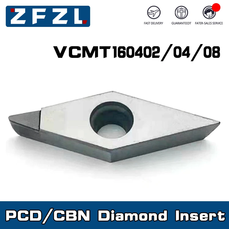 2PCS-VCMT-Diamond-PCD-CBN-Lathe-Inserts-VCMT160404-VCMT160402 ...
