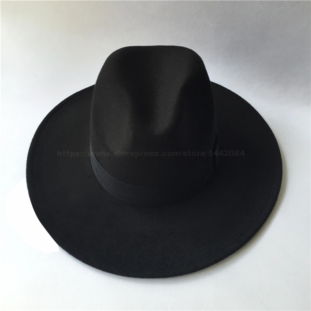 MJ-Michael-Jackson-Hat-Billie-Jean-Hat-Dangerous-Classic-Fedora-Black ...