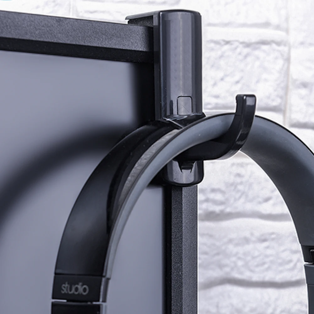 Headphone-Holder-Earphone-Hook-Headset-Hanger-for-Desk-PC-Display ...