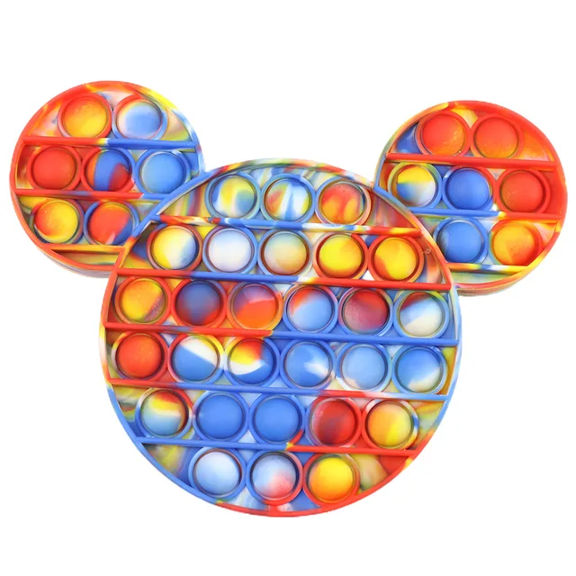 Disney Fidget Toys BIG SIZE Fidget Push Bubble Toys Mickey Mouse Anti ...