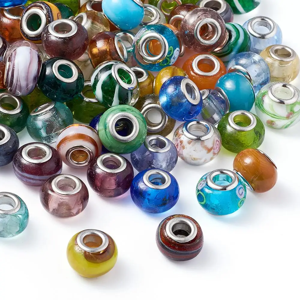 Beads Vintage Beads Mixed Lampwork Glass Craft Supplies & Tools etna.com.pe