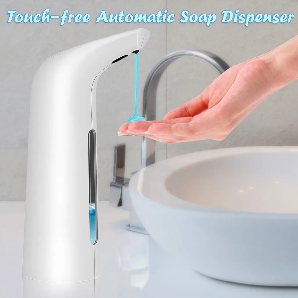 Touchless Handsfree Automatic Soap Dispenser Liquid Hand Wash Bathroom ...