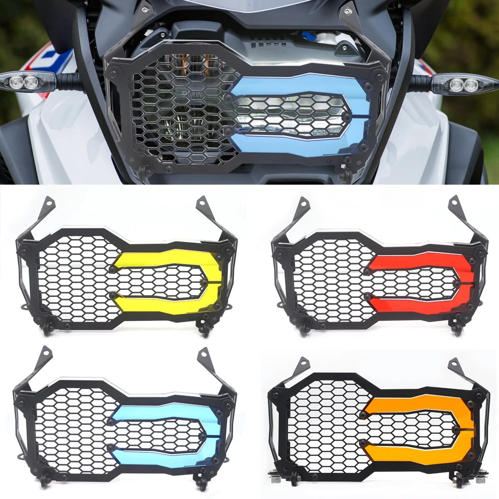Motorcycle-Headlight-Protector-Grille-Guard-Cover-Protection-Grill-For ...