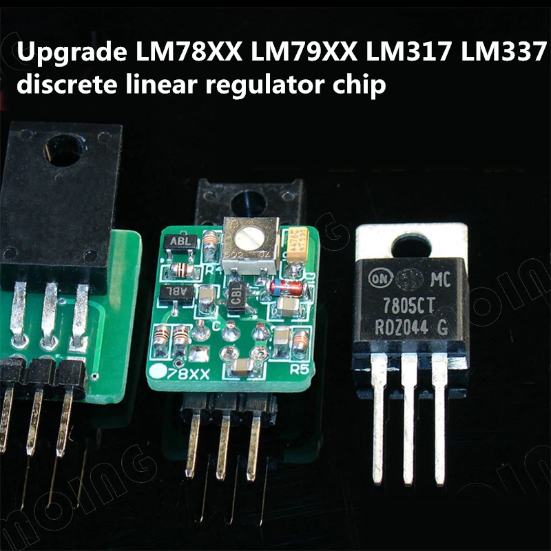 Módulo de regulador linear discreto lm78xx lm79xx lmsobresobretudo ...