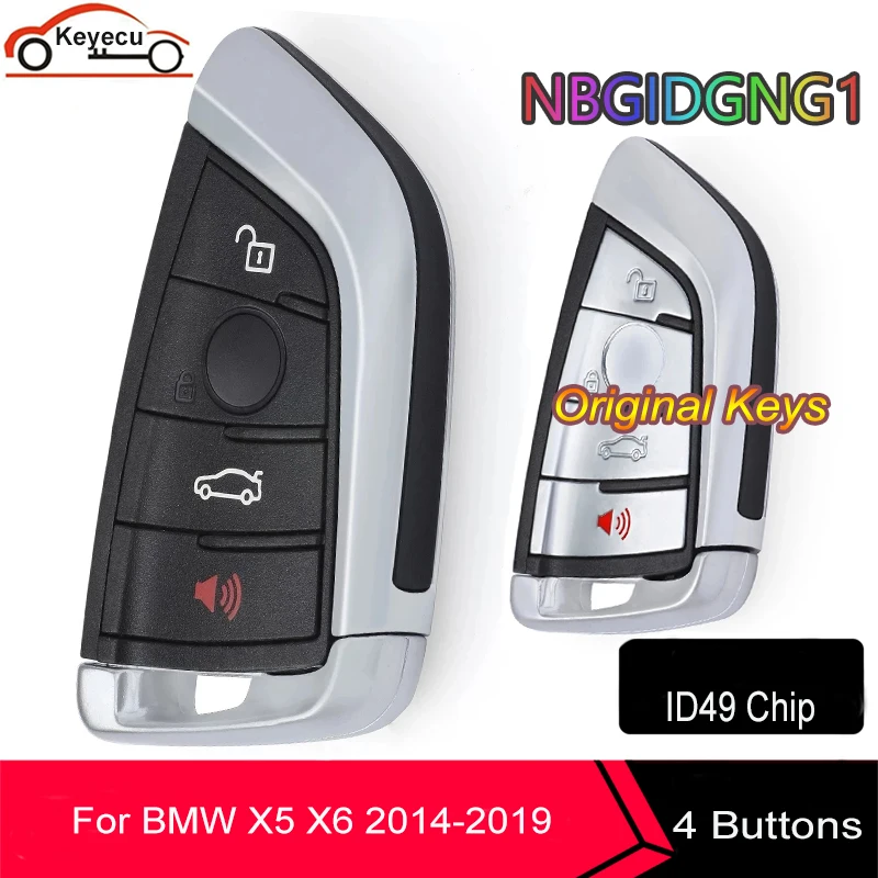 KEYECU Original Key 433MHz FCC ID:NBGIDGNG1 OEM Parts Smart Remote Car ...