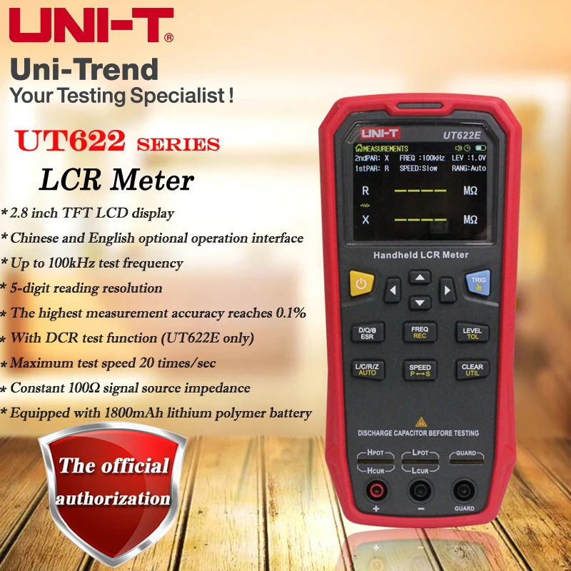 UNI-T-UT622E-C-A-high-precision-handheld-LCR-Meter-industrial-component ...