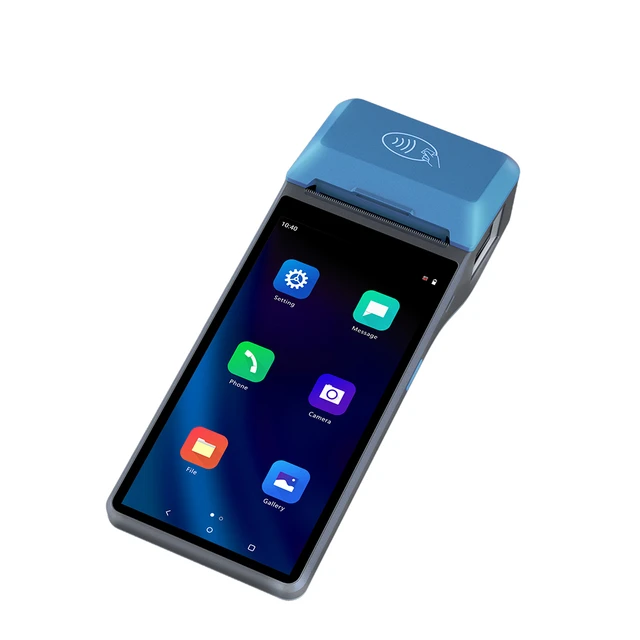 4g Android Handheld Pos Terminal With Fingerprint Qr Code, 57% OFF