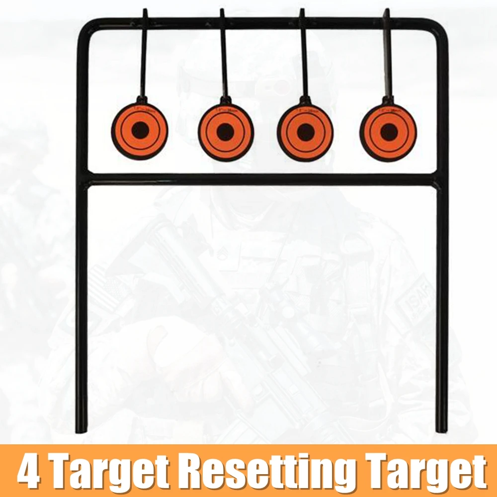4 Board Resetting Shooting Target Spinner Auto Airgun Target Air Gun ...