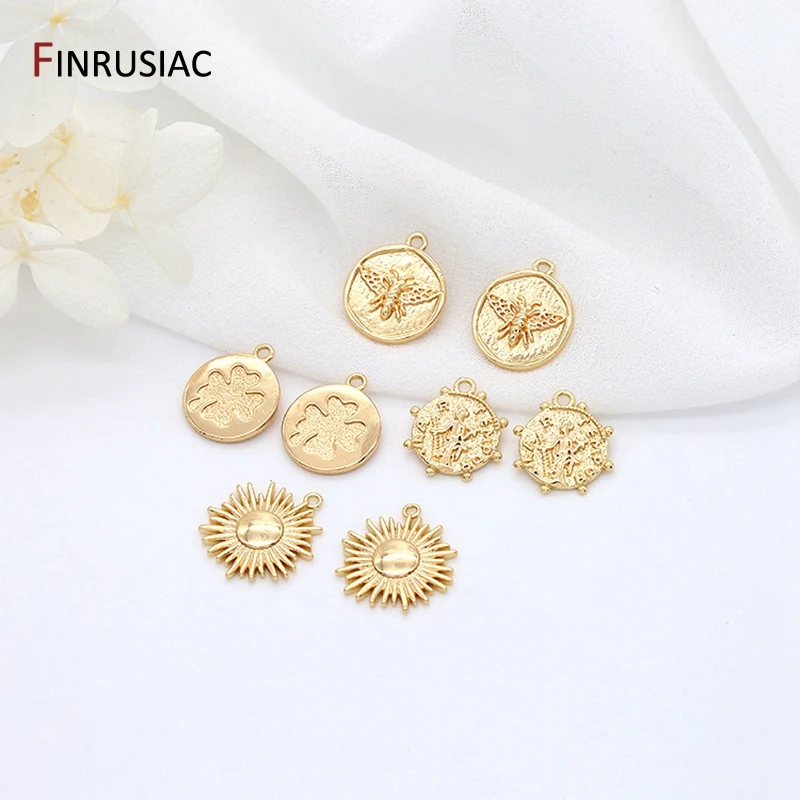Jewellery Making Pendants Accessories Wholesale, 4 Types Gold Plated ...
