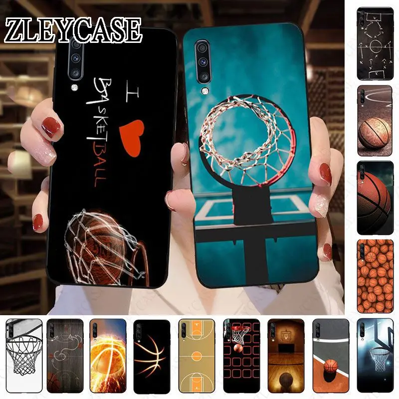 Basketball-Black-Soft-Shell-Phone-Case-For-Samsung-Galaxy-A12-A13-A14 ...
