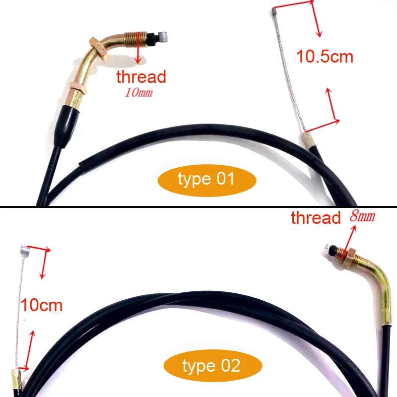 Motorcycle-Throttle-Cable-Choke-Line-Length-From-70cm-to-300cm-8mm-10mm ...