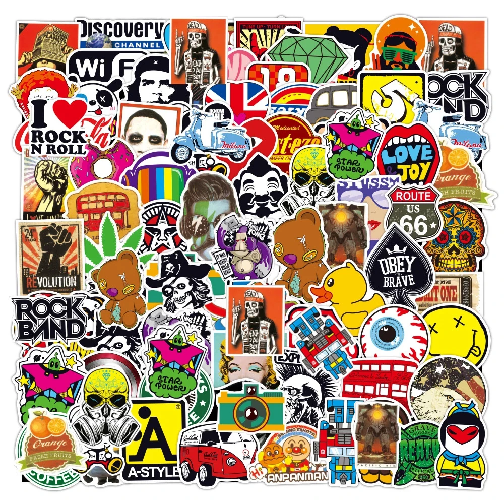 10-50-100PCS-Fashion-Street-Style-Logo-Stickers-Aesthetic-for-Laptop ...