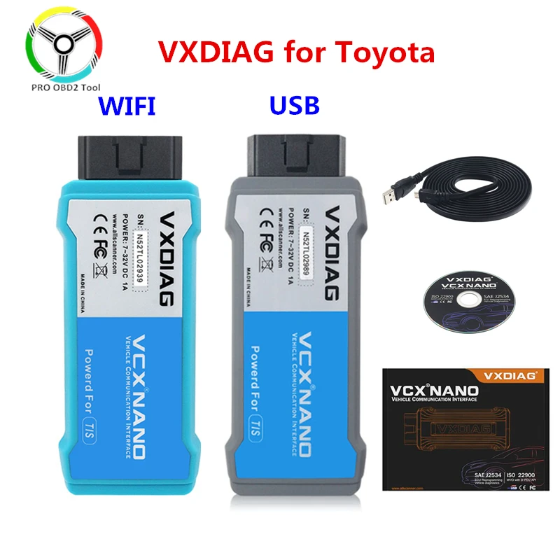 VXDIAG-NANO-Diagnostic-tool-vxdiag-for-Toyota-it3-USB-OR-WIFI ...