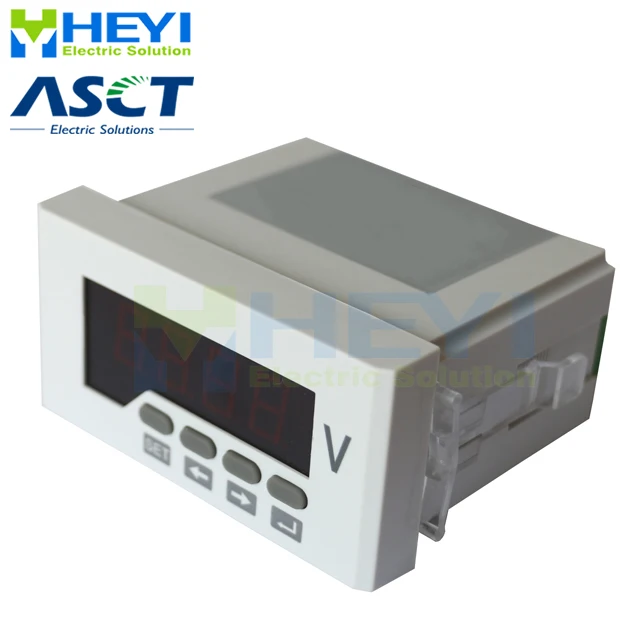 Single phase LED digital voltage panel meter HY AV smart volt meter ...