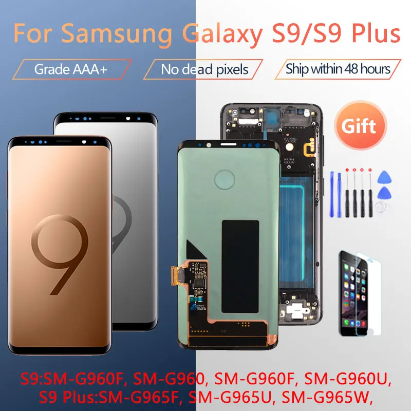 Super AMOLED Display for SAMSUNG Galaxy S9 LCD Display Touch Screen ...