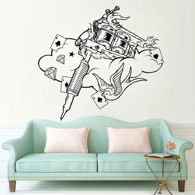 Tattoo Machine Decal