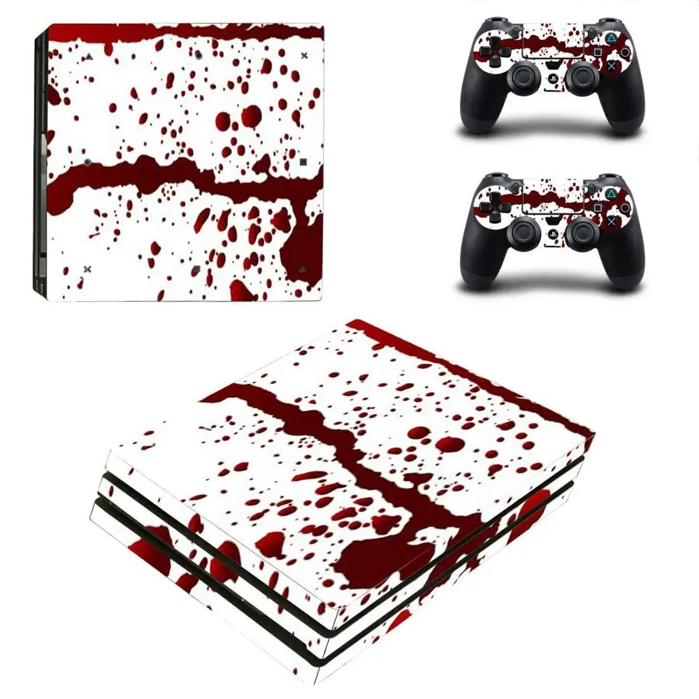 PS4 Pro Game Console & Controllers Skins Stickers Full Cover For ...