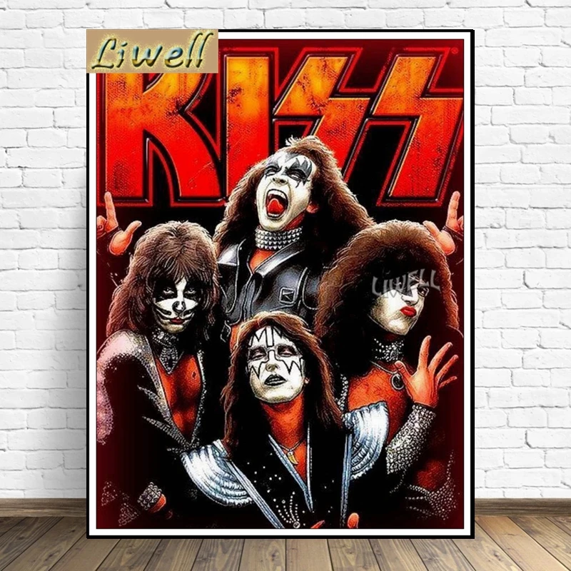 Kiss Band Painting