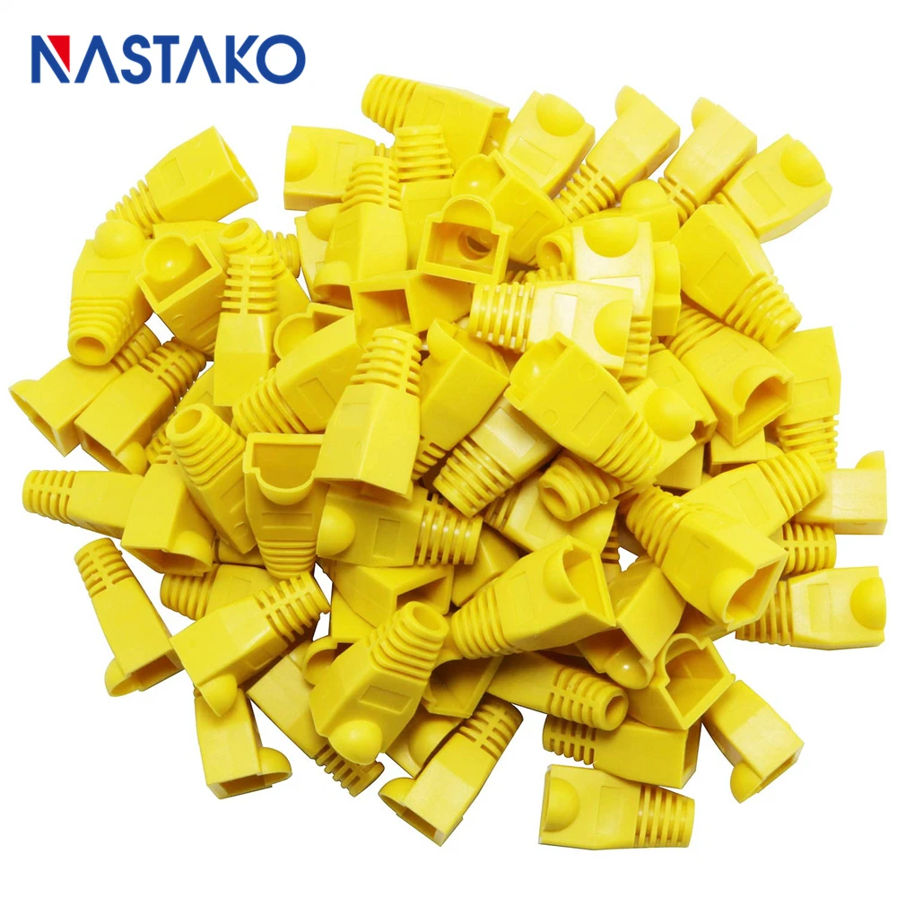 6.0mm Cat5 Cat5e Cat6 RJ45 Connector Caps Boots RJ45 Ethernet Cable ...