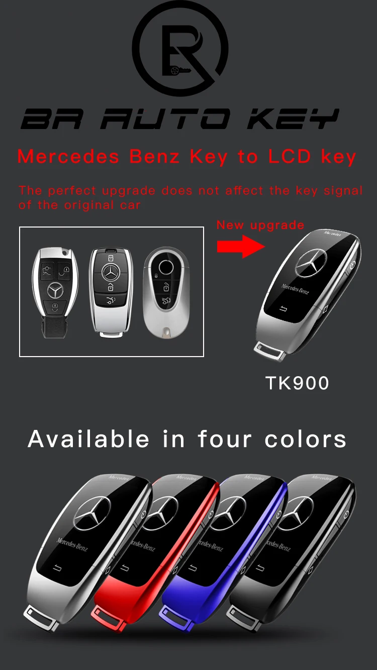 Modified Universal Boutique Smart Remote Key LCD Display Screen TK900 ...