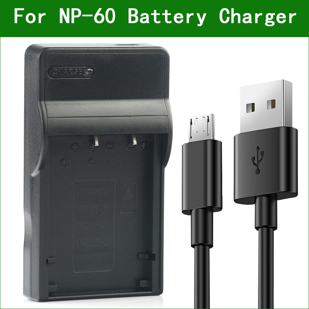 NP60 NP-60 L1812A L1812B Camera Battery Charger For HP Photosmart R07 ...
