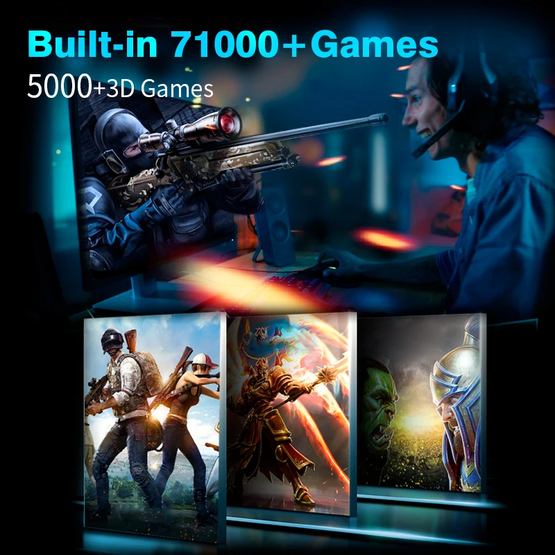 Super Console PC Box WIFI Retro Video Game Console Windows 10 Pro With ...