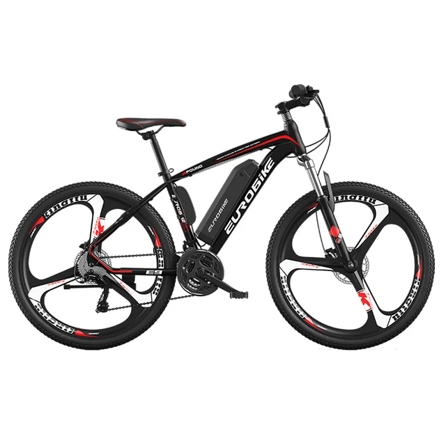 Aluminum alloy electric bike 27 speed electric bicycle for adult 26 inch mountain ebike double ...