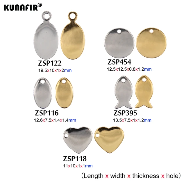 Stainless Steel Jewelry Tab Parts Accessories Customized, 59% OFF