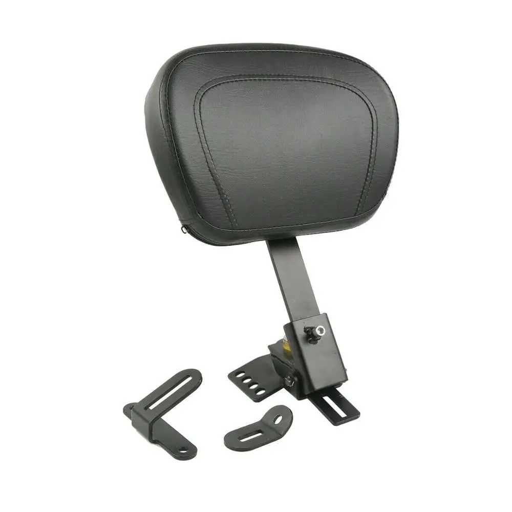 Motorcycle-Adjustable-Driver-Backrest-Pad-For-Harley-Touring-Road-Glide ...