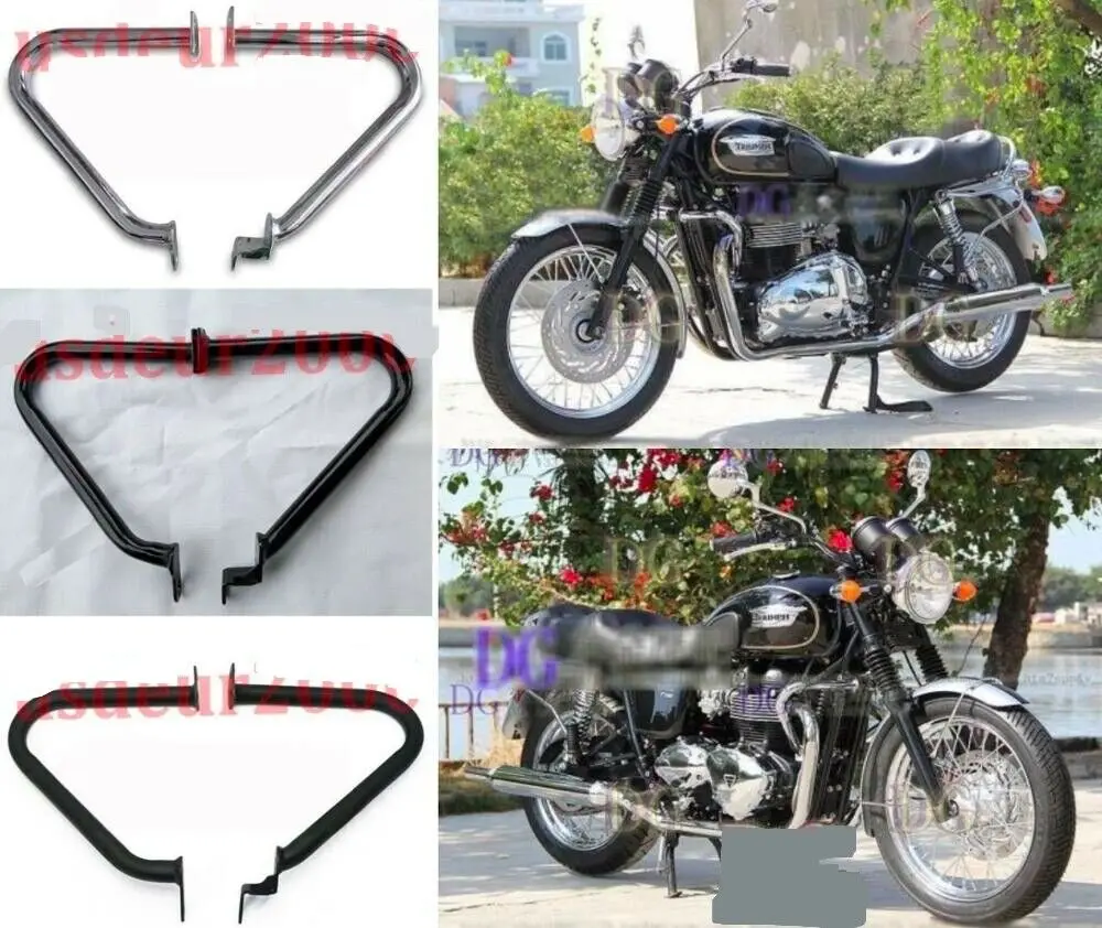 Engine Guard Highway Crash Bar for Triumph Bonneville T100 T214 SE ...