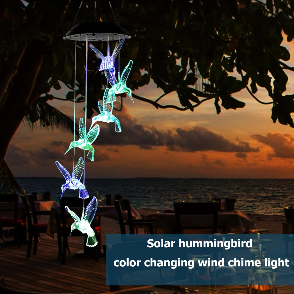 Balise-borne solaire,Carillon solaire à LED,boule de cristal,lumière de ...