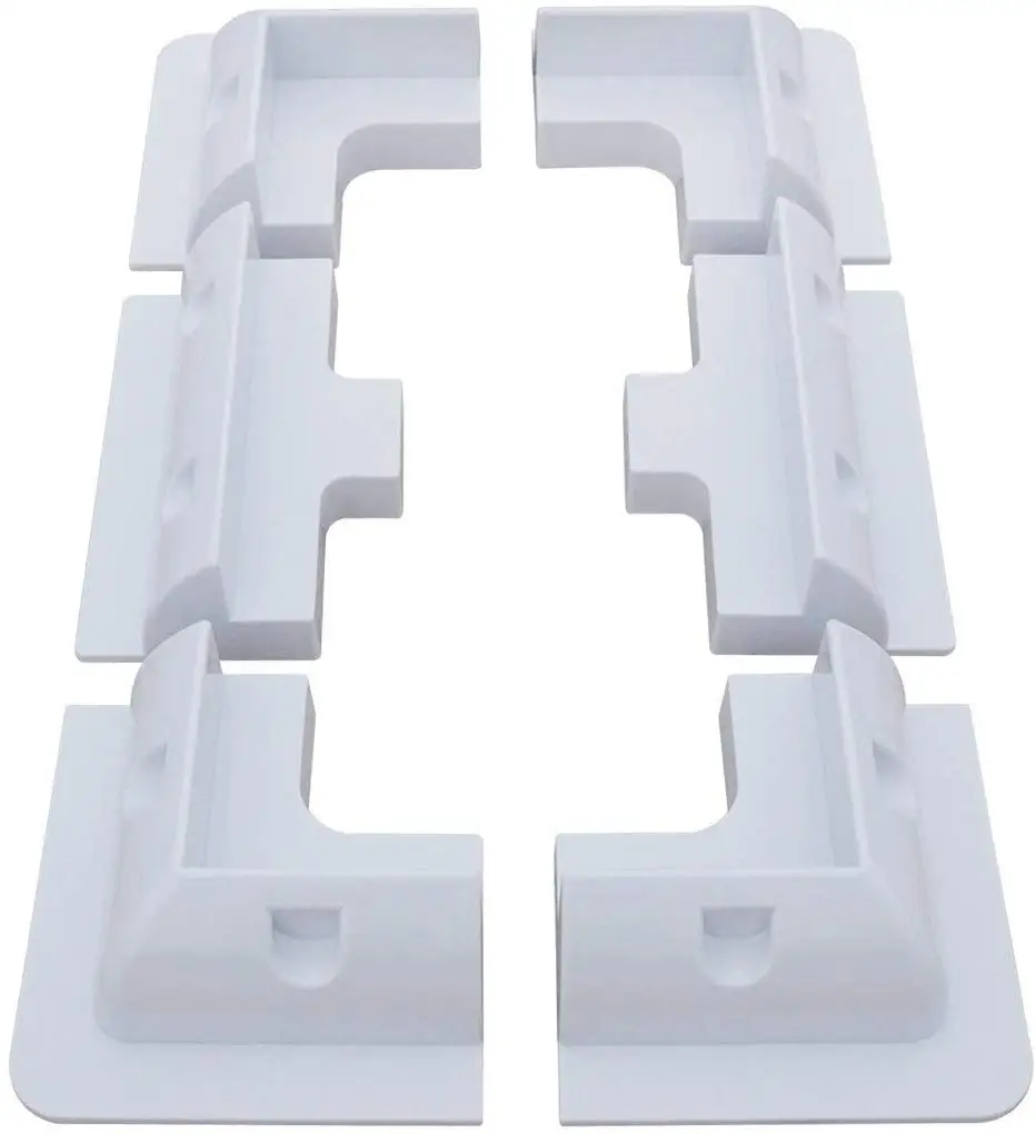 RV-Top-Roof-Solar-Panel-Mounting-Fixing-Bracket-Kit-Wire-Box-ABS ...