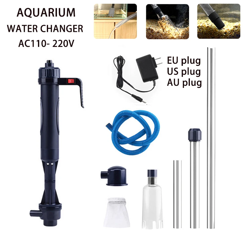 Aquarium water Change pump cleaning tool water changer gravel cleaner ...